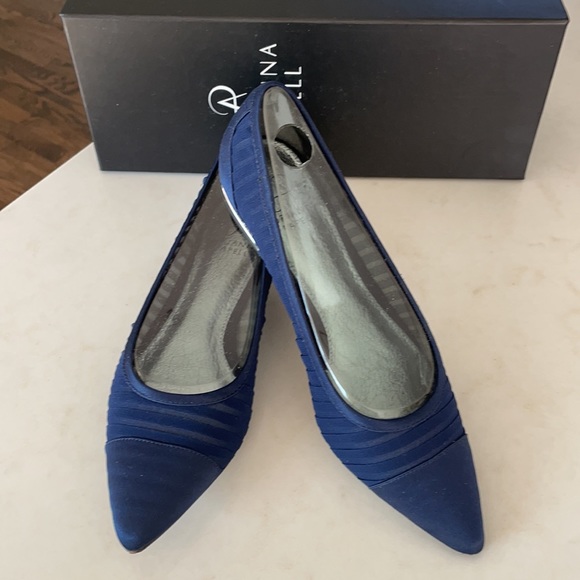 Adrianna Papell | Shoes | Adrianna Papell Navy Blue Dress Shoe | Poshmark